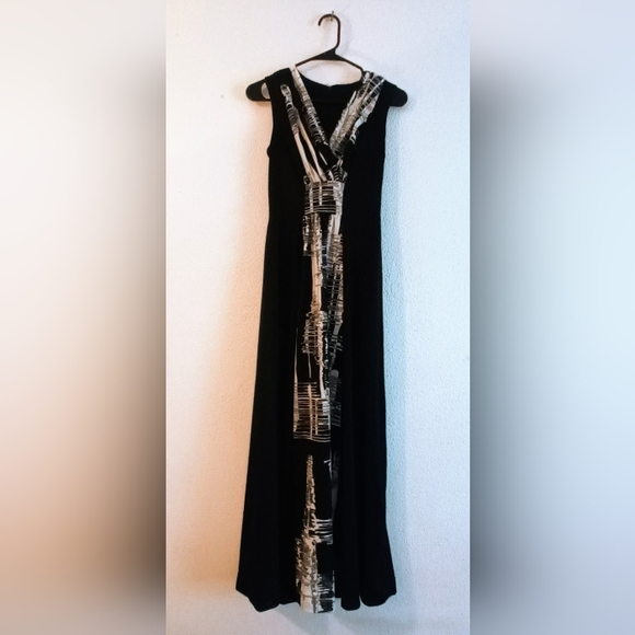 Sears | Dresses | 97s Glamorous True Vintage Boho Mod Evening Gown Maxi ...